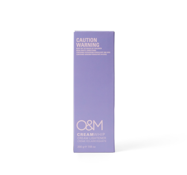 O&M Cream Whip Vegan Ammonia Free Cream Lightener 200g – O&M Pro